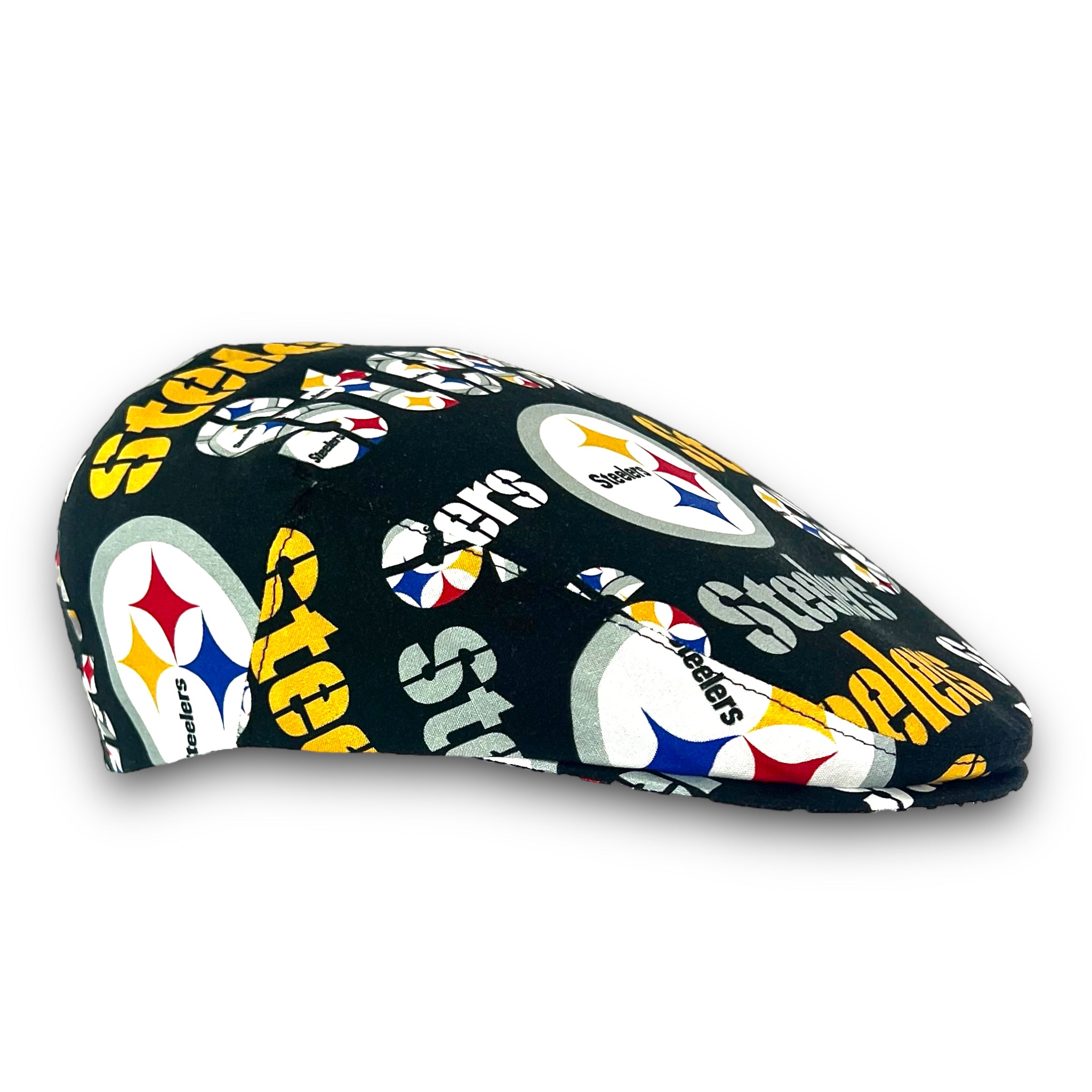 Custom Handmade Jeff Cap in Pittsburgh Steelers Logo Print Fabric ...