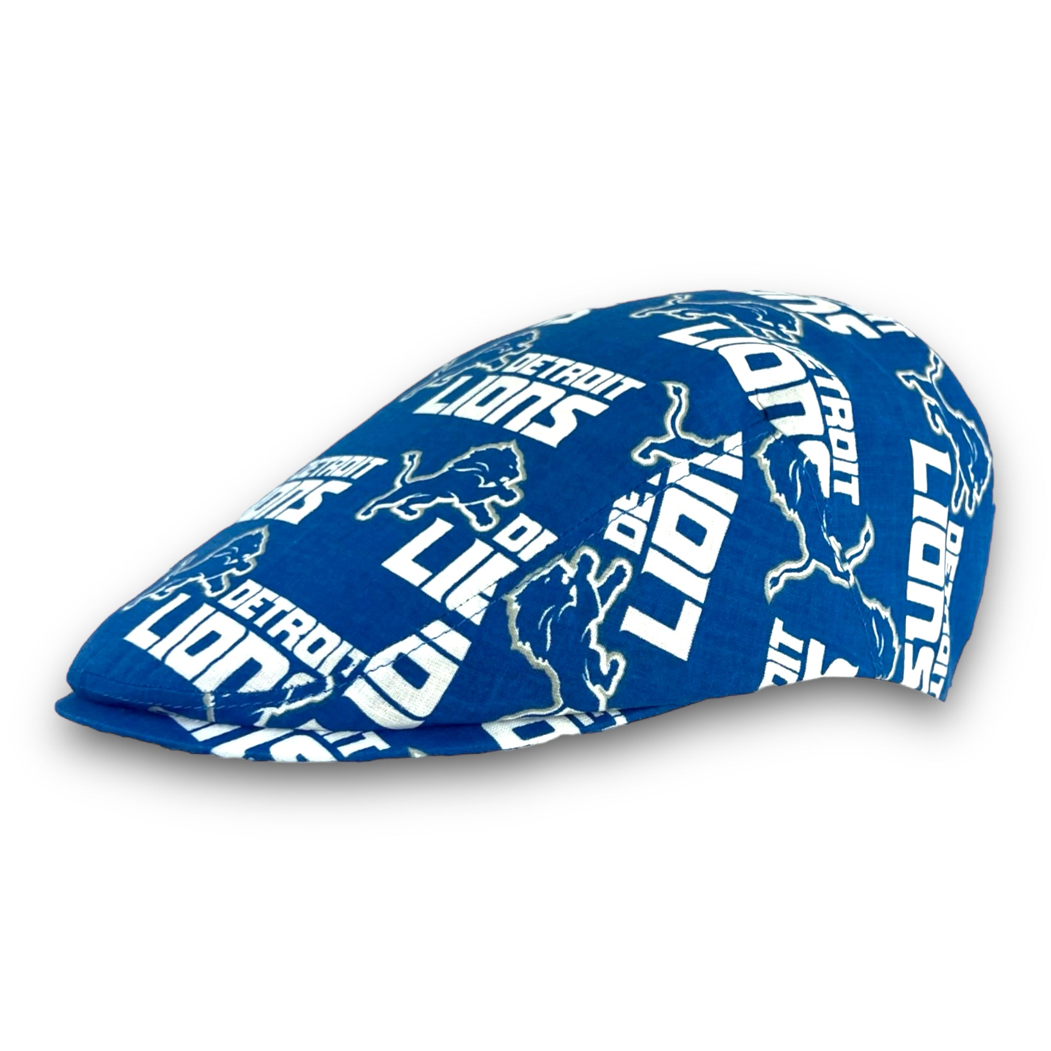 Custom Handmade Jeff Cap in Detroit Lions Print Fabric – Sookie’s Hat Shop